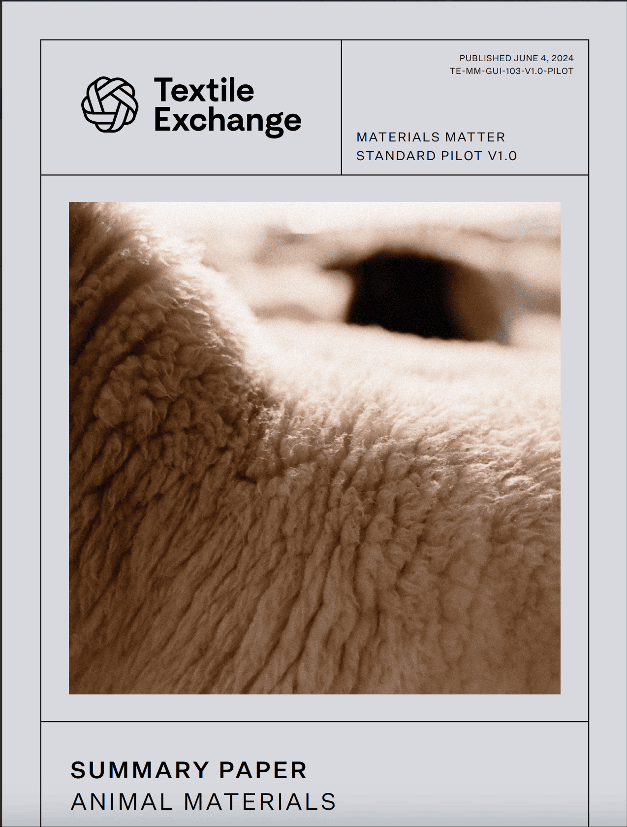 TE-MM-GUI-103 Animal Materials Summary Paper for the Materials Matter ...