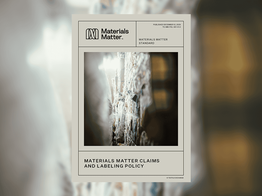 Materials Matter Standard - Textile Exchange