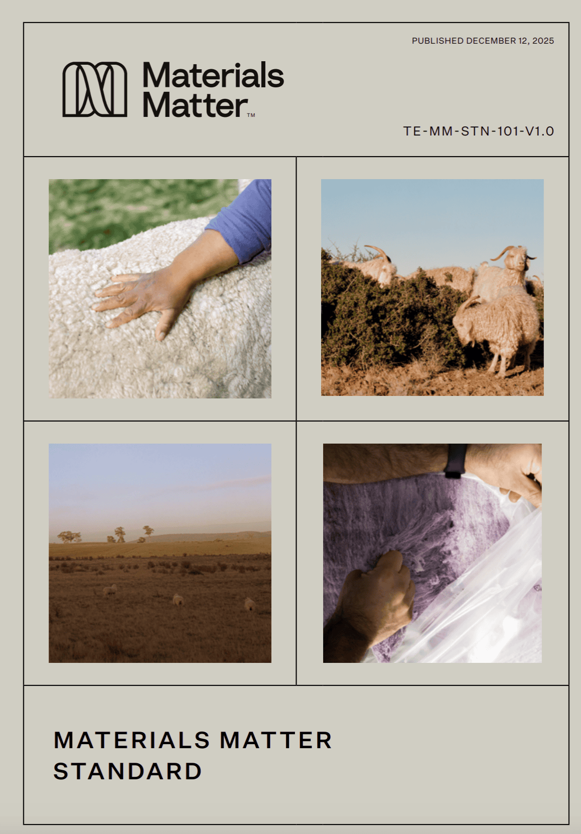 TE-MM-STN-101 Materials Matter Standard - Textile Exchange
